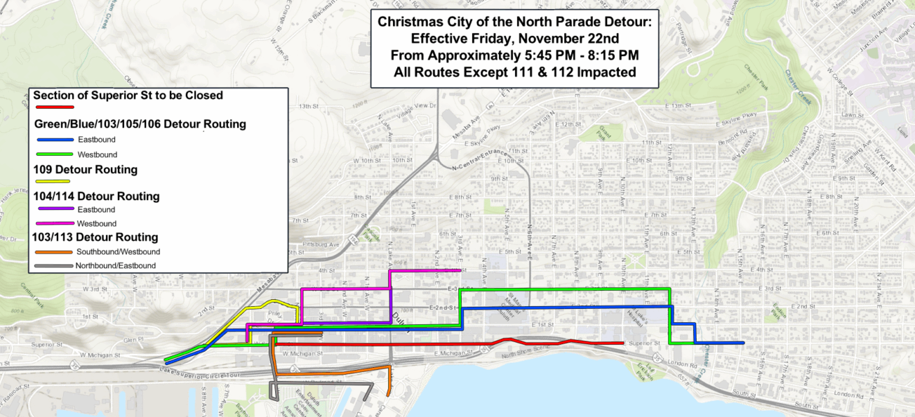 Significant Detour Alert: Christmas City Parade Friday, November 21st ...